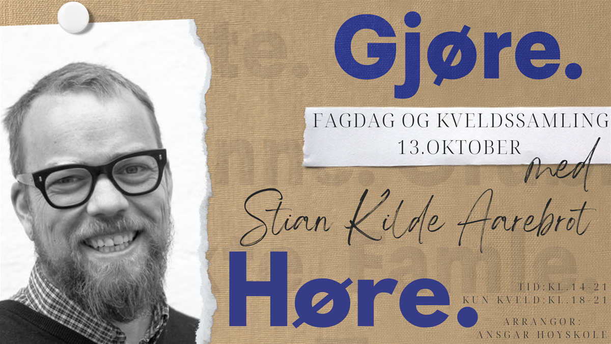 Fagdag og kveldssamling på Ansgar høyskole - Ansgar høyskole Fagdag og kveldssamling på Ansgar høyskole - Ansgar høyskole